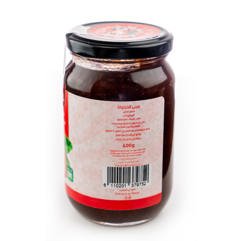 Confiture de Fraises – 400 g – Foodland Maroc