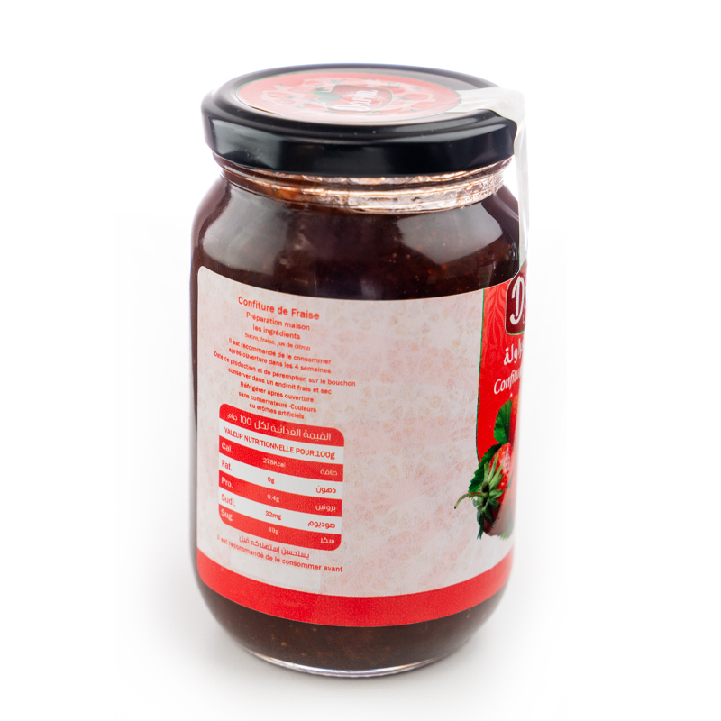 Confiture de Fraises – 400 g – Foodland Maroc